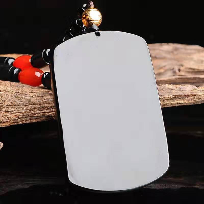 Yellow Jambhala Pendant Obsidian Talisman Necklace – Taikong Sky